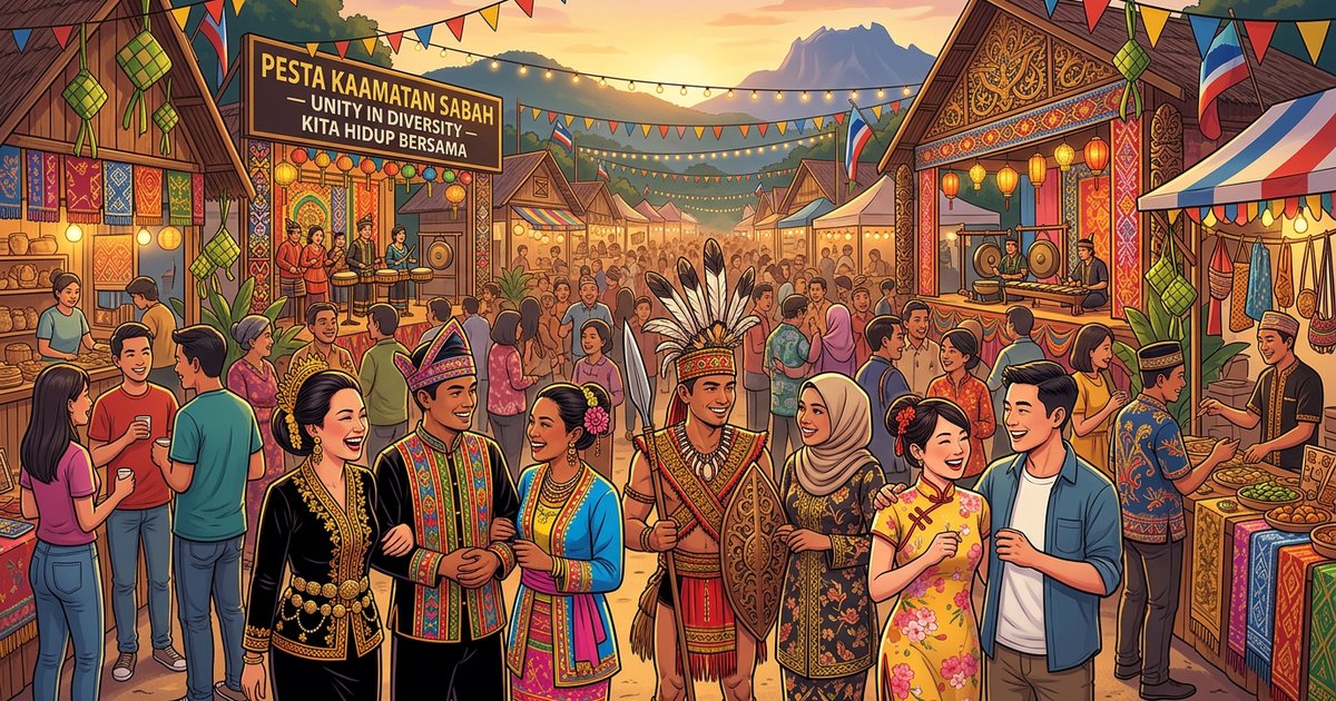 Sabah Population 2026 — 3.76M People & 30+ Groups